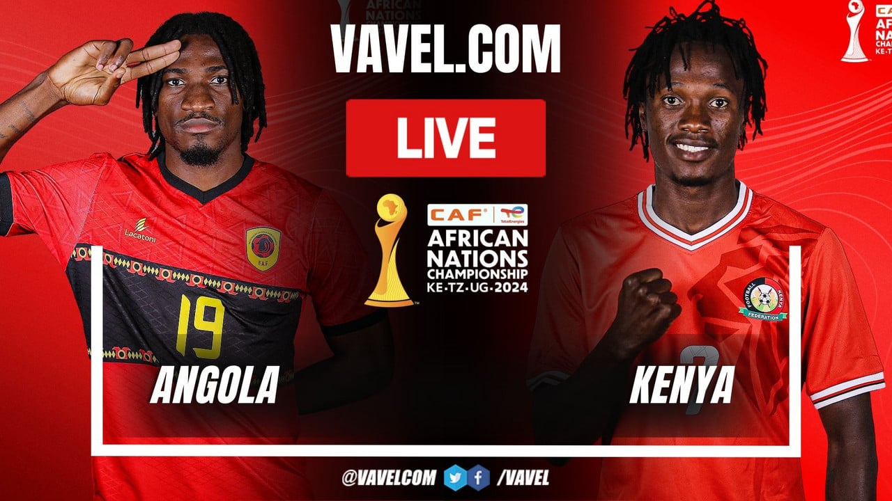 Goals and summary of the Angola 1-1 Kenya African Cup of Nations Match ...