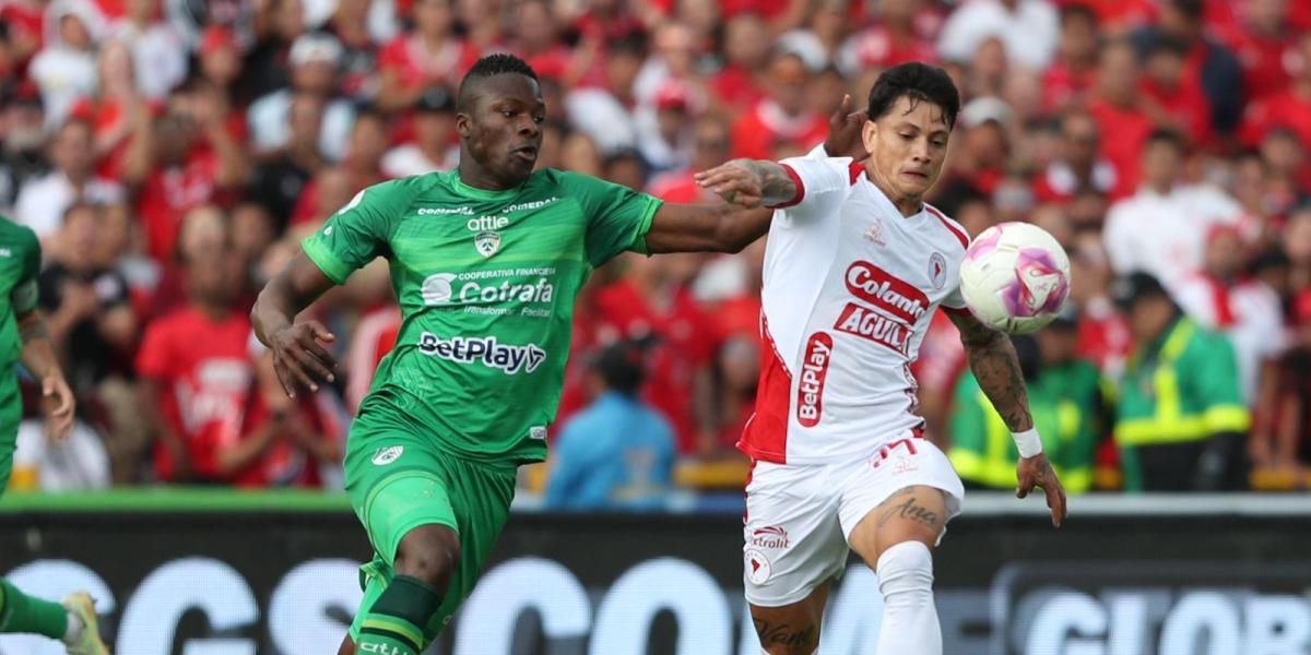 Alexis Zapata, jugador destacado de América de Cali frente a la Equidad ...