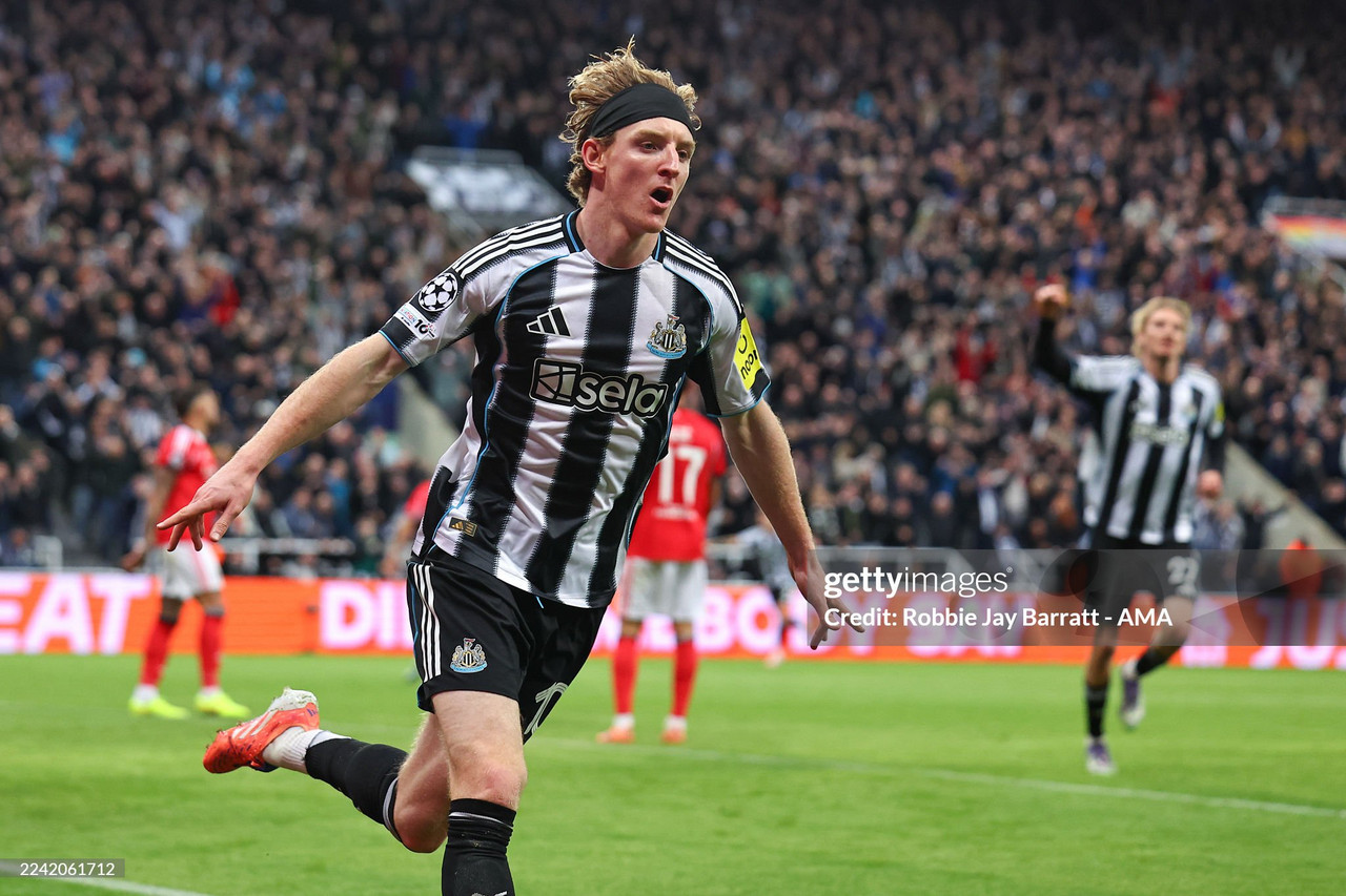 Newcastle 3-0 Benfica: Gordon Shines as Magpies Secure Second Straight ...