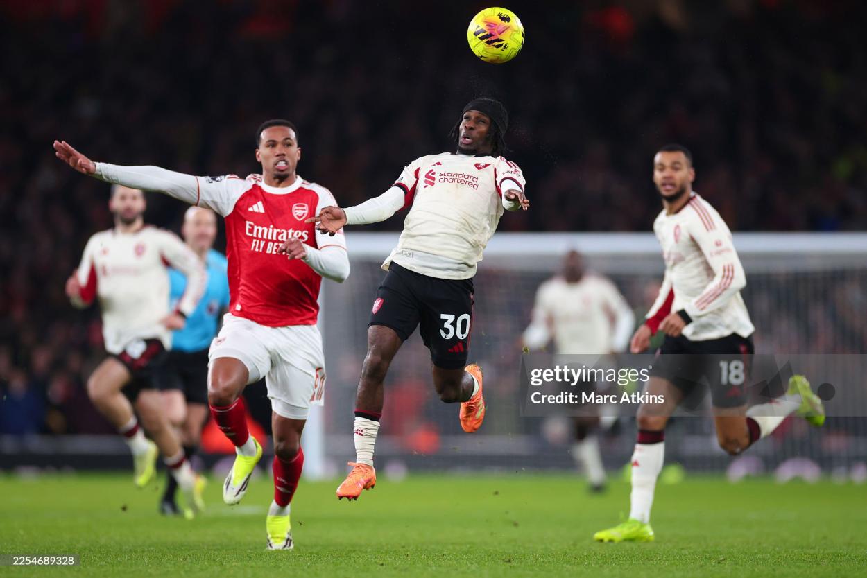 Arne Slot unhappy with Gabriel Martinelli after draw with Arsenal ...