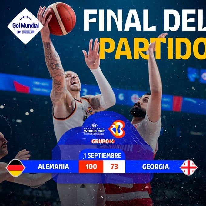 Highlights and baskets of Germany 100-73 Georgia in FIBA World Cup 2023 ...