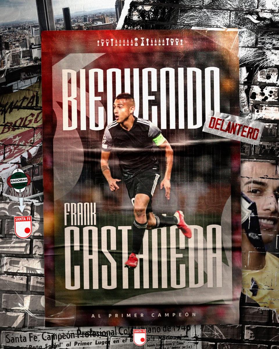 Frank Castañeda, nuevo refuerzo para Santa Fe - VAVEL Colombia