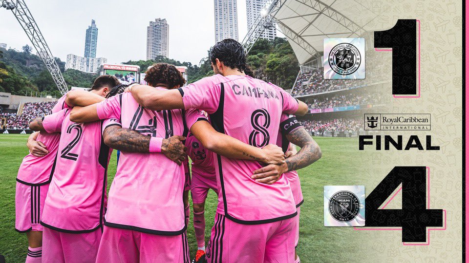 Resumen y goles del Hong Kong All-Stars 1-4 Inter Miami en Partido ...
