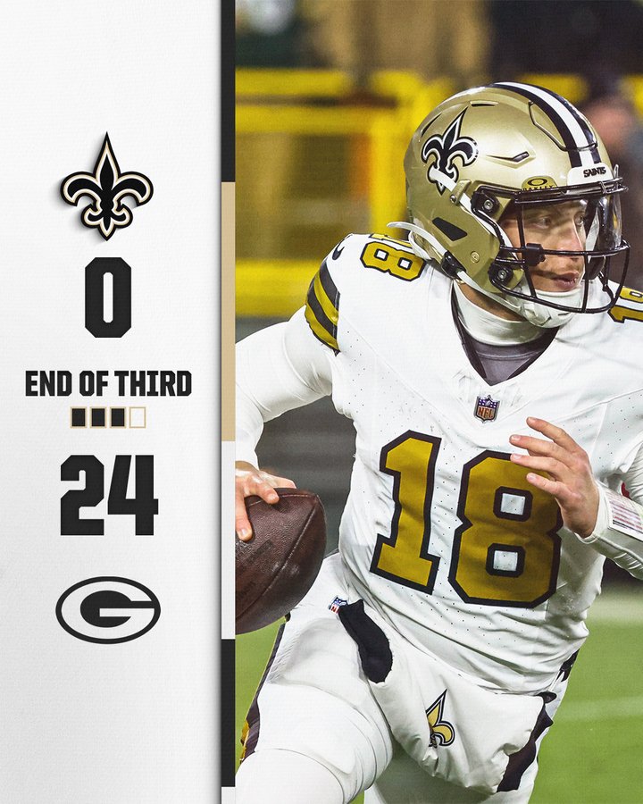 Best moments of Green Bay Packers 34-0 New Orleans Saints in NFL | 12 ...