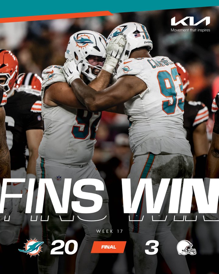 Highlights Cleveland Browns 3-20 Miami Dolphins in NFL | 12/29/2024 ...