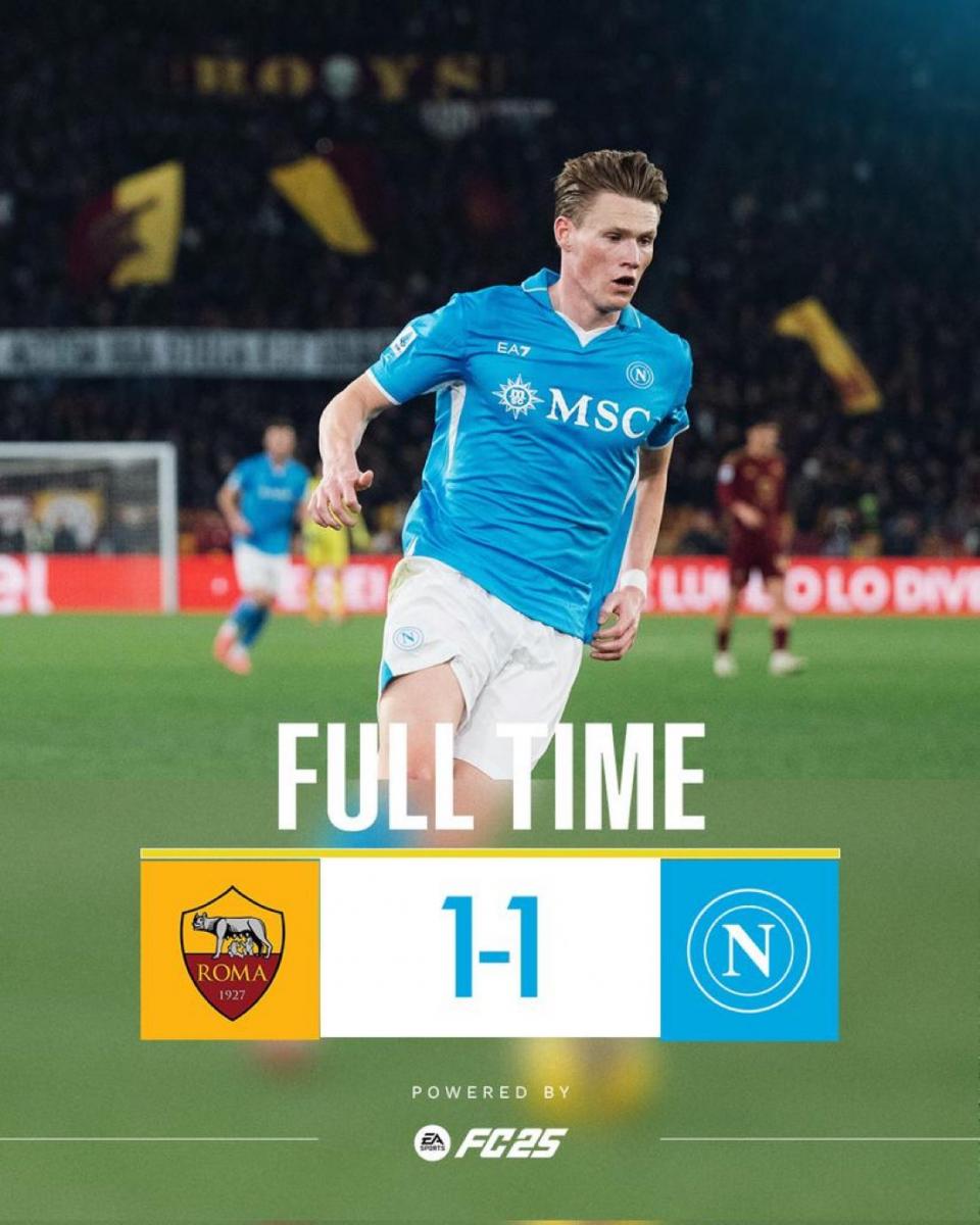 Goles y resumen del Napoli 1-1 Udinese en Serie A 2025 | 09/02/2025 - VAVEL México