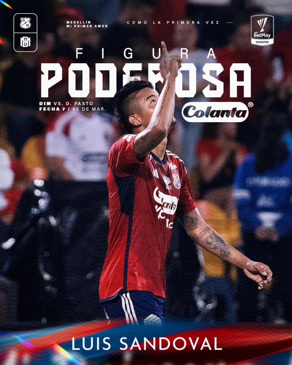 Independiente Medellín venció a Deportivo Pasto y recuperó el liderato - VAVEL Colombia