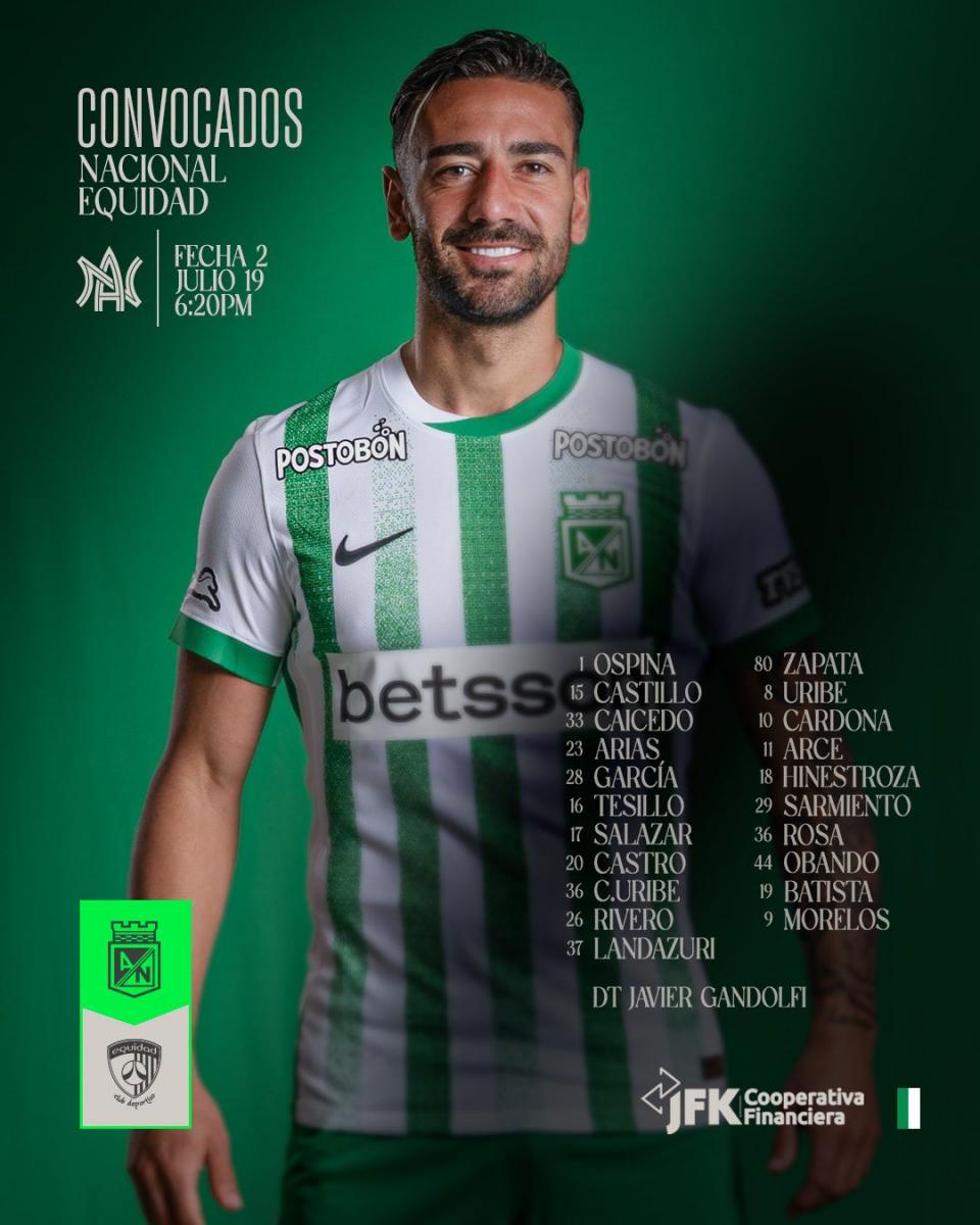 Previa Atlético Nacional vs La Equidad: Se estrena el 'Rey de Copas ...