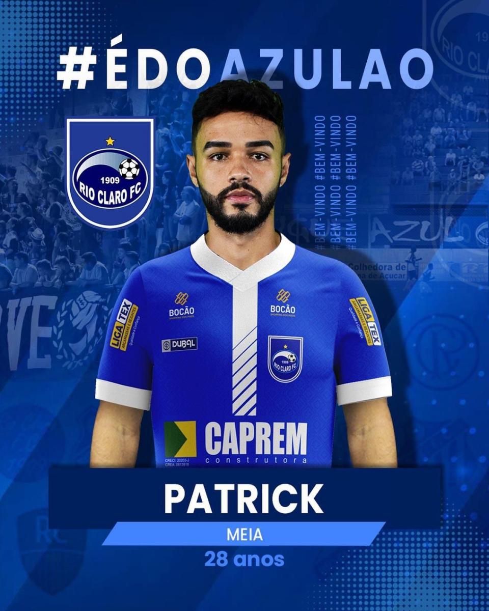Patrick Felipe assina contrato com o Rio Claro - VAVEL Brasil