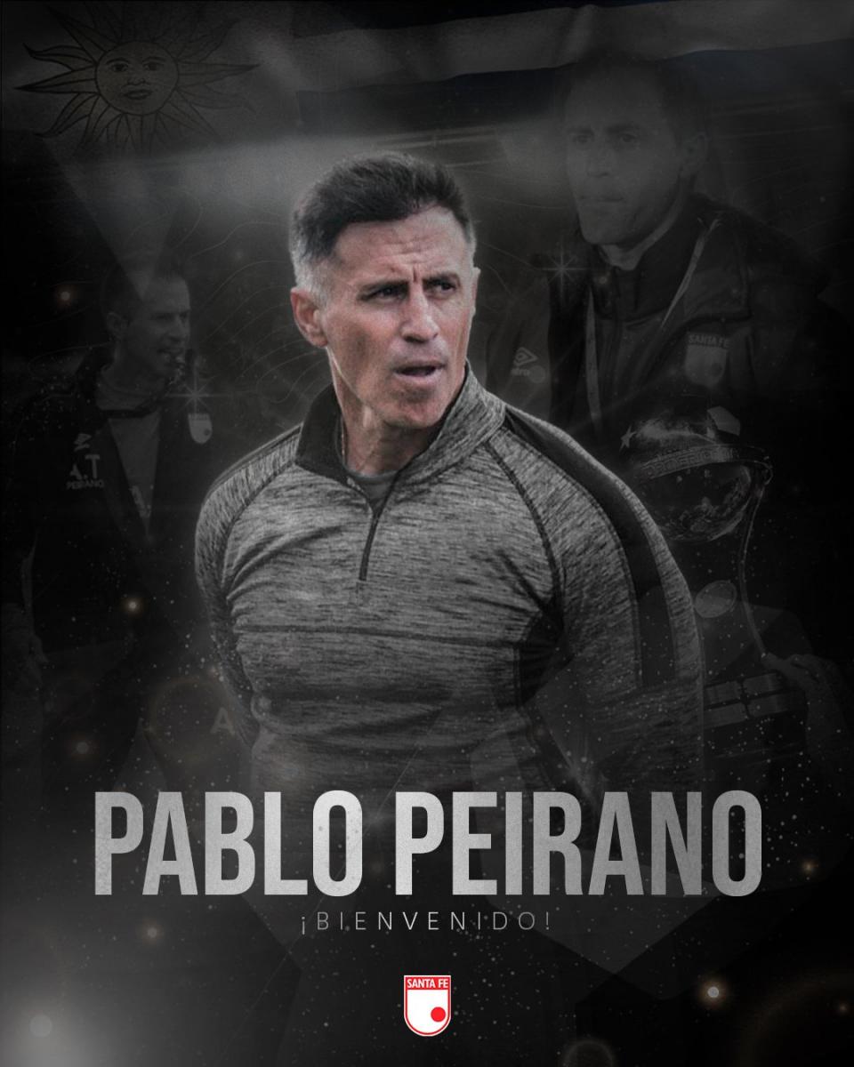Santa Fe confirmó a Pablo Peirano como su nuevo entrenador - VAVEL Colombia