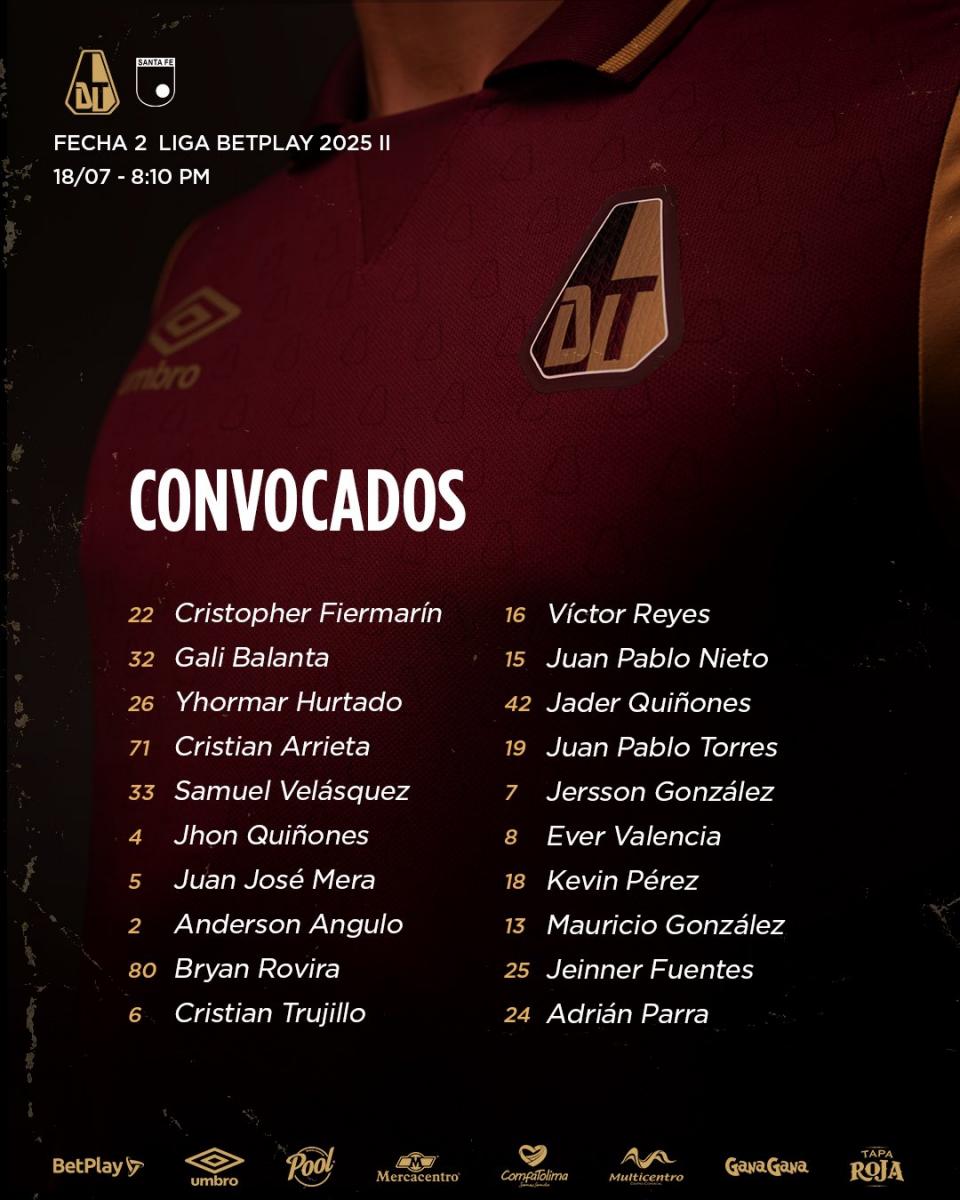 Previa Tolima vs. Santa Fe: a por la victoria en Ibagué - VAVEL Colombia