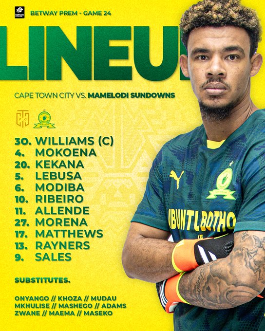 Highlights and goals of Cape Town City vs Mamelodi Sundowns (0-2) in ...