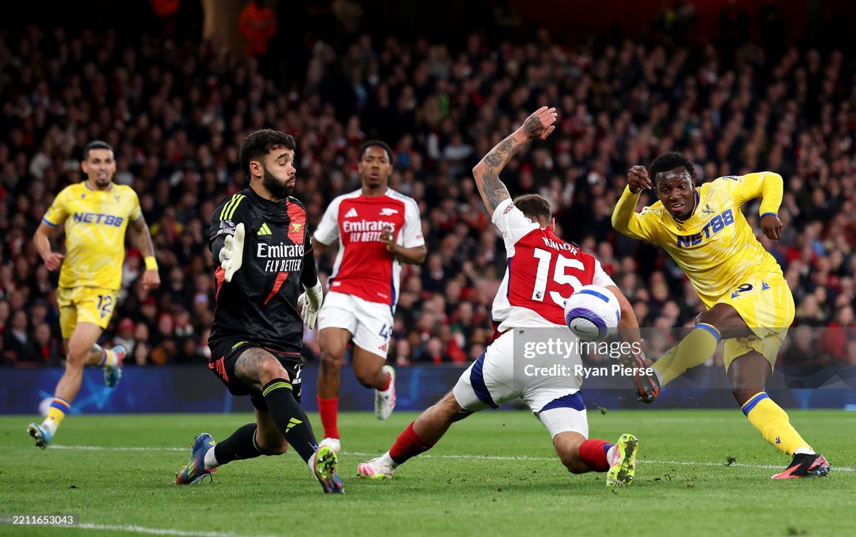 Arsenal 2-2 Crystal Palace: Super-Sub Mateta secures a point for the ...