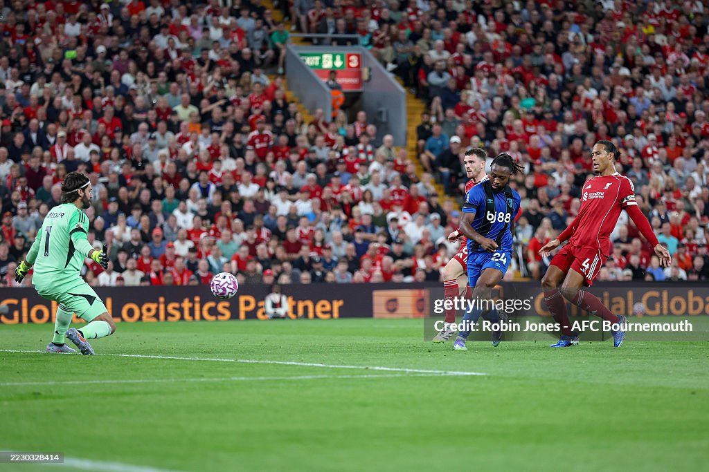 Liverpool 4-2 Bournemouth: Chiesa dramatically saves Liverpool in ...