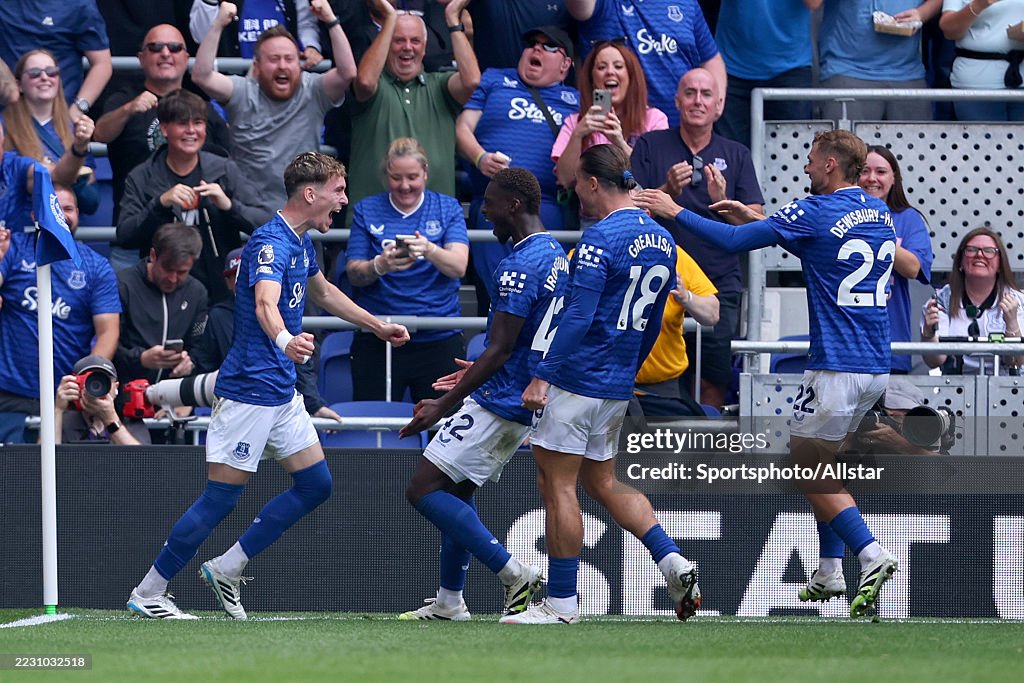 Everton 2-0 Brighton: New stadium opens with win as Grealish shines on ...