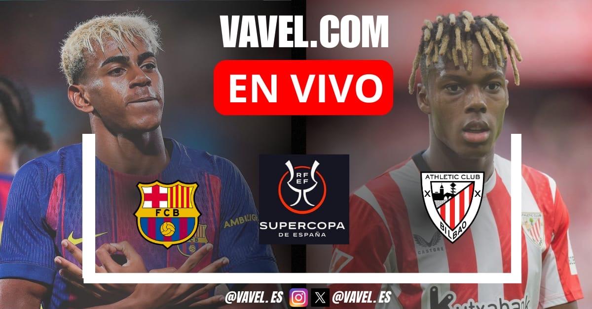 Resumen y goles del Barça 5-0 Athletic Club en la Supercopa de España ...