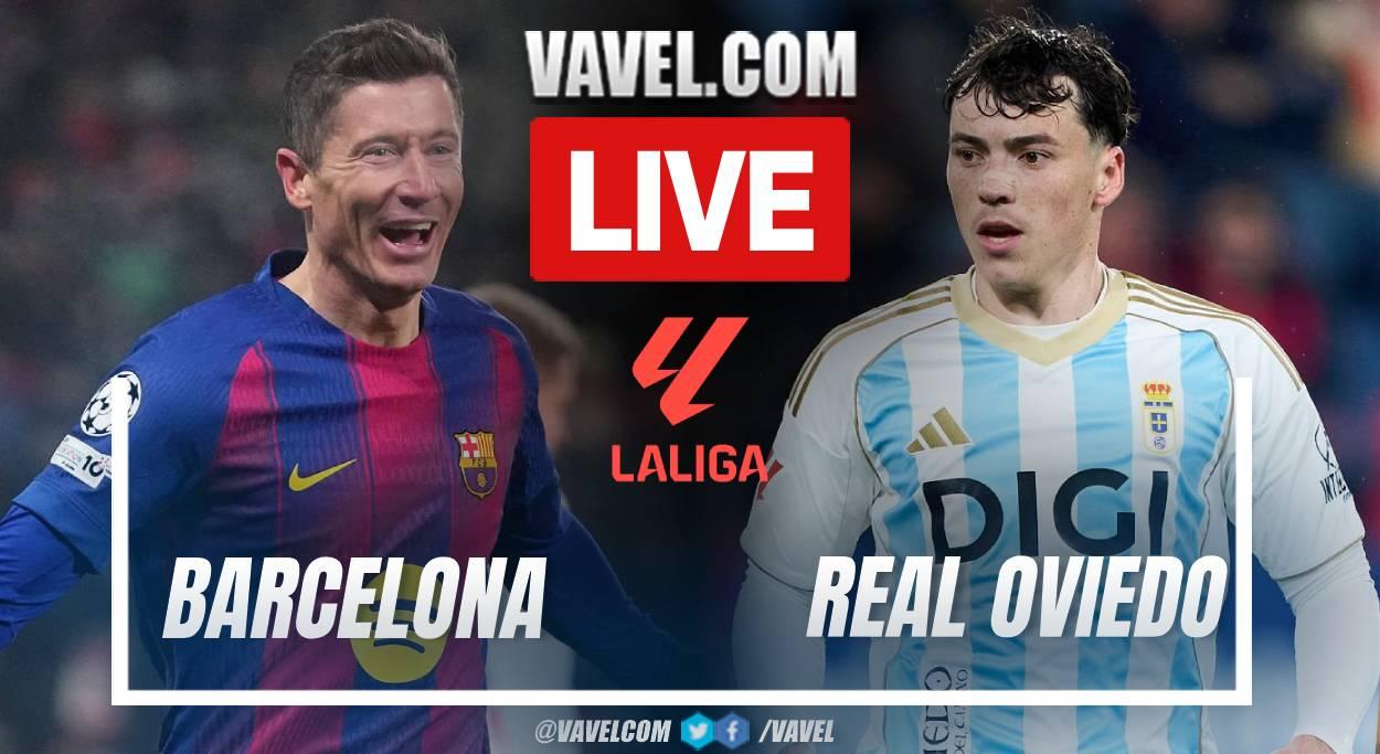 Barcelona vs Real Oviedo LIVE Score Updates in LaLiga Match | 01/25 ...
