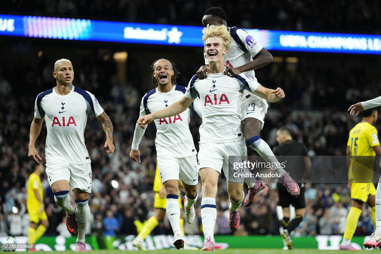 Tottenham 1-0 Villarreal: Spurs win in Champions League return after calamitous own-goal - VAVEL ...
