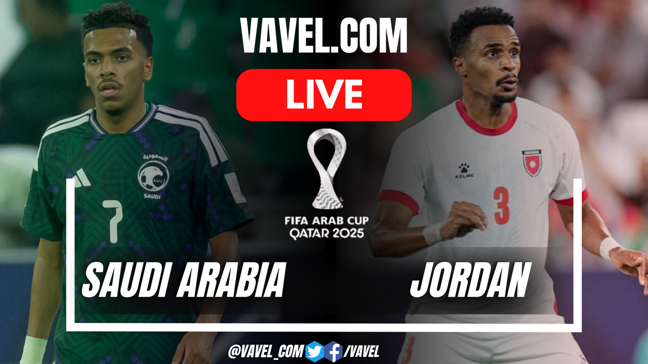 Goal and Highlights for Saudi Arabia 0-1 Jordan in 2025 FIFA Arab Cup ...