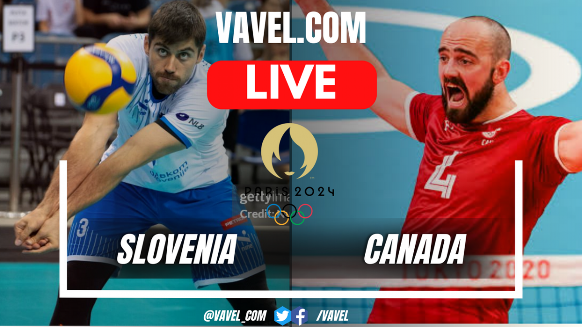 Highlights Slovenia 3 1 Canada in Men s volleybal 2024 Olympic Games 08 15 2024 VAVEL USA