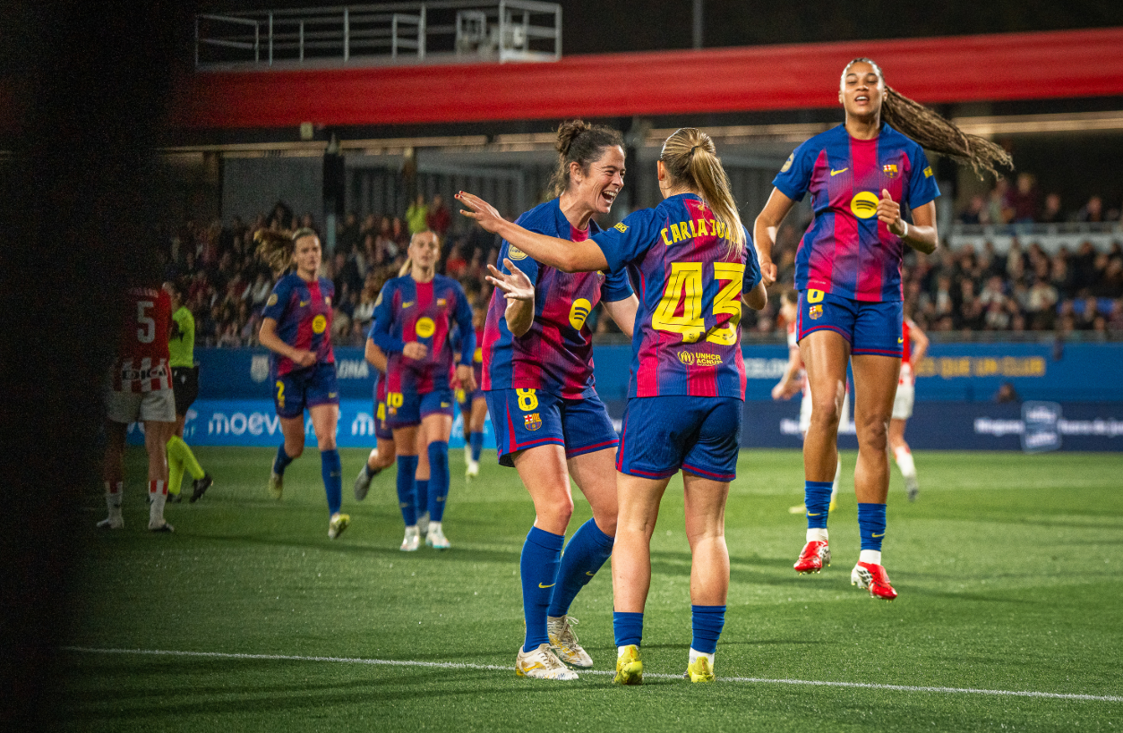 Barça 7-1 Athletic: goleada y liderato en la Liga F - VAVEL España