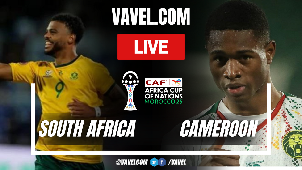 South Africa vs Cameroon LIVE Score Updates in 2025-26 Africa Cup of ...