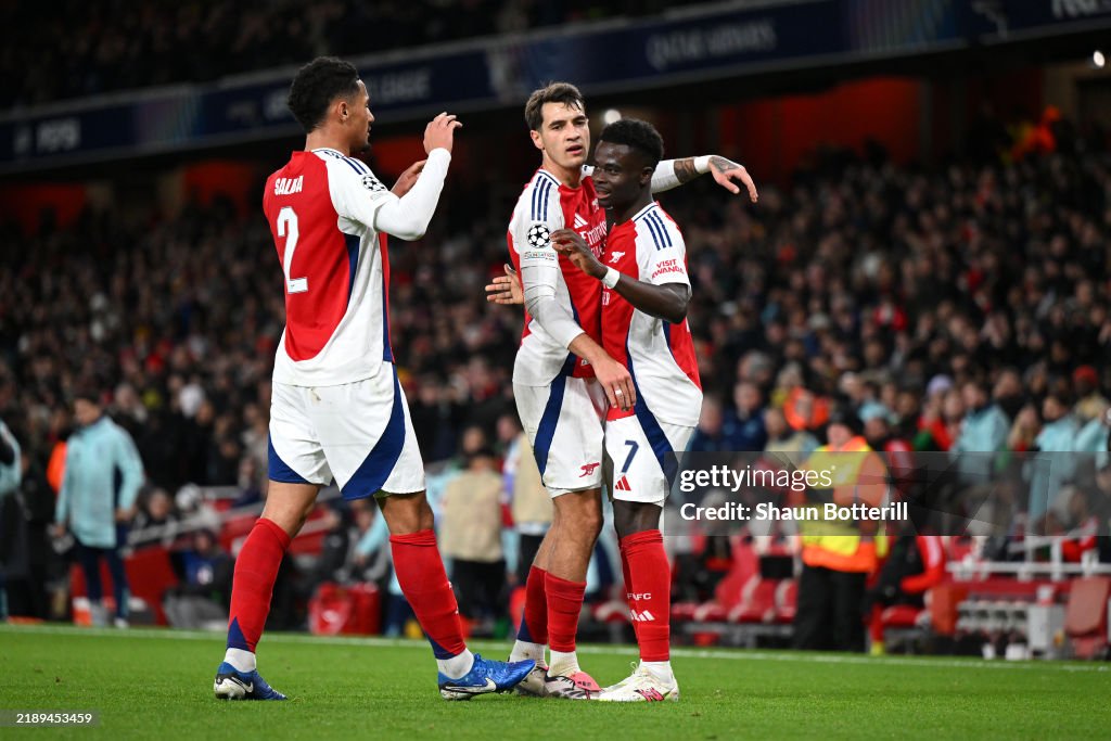 Arsenal 3-0 AS Monaco: Saka brace and late Havertz goal steer Arsenal ...