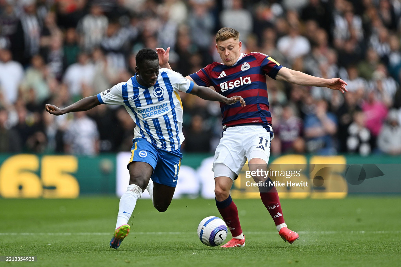Brighton 1-1 Newcastle: Isak's late penalty damages Brighton's European ...