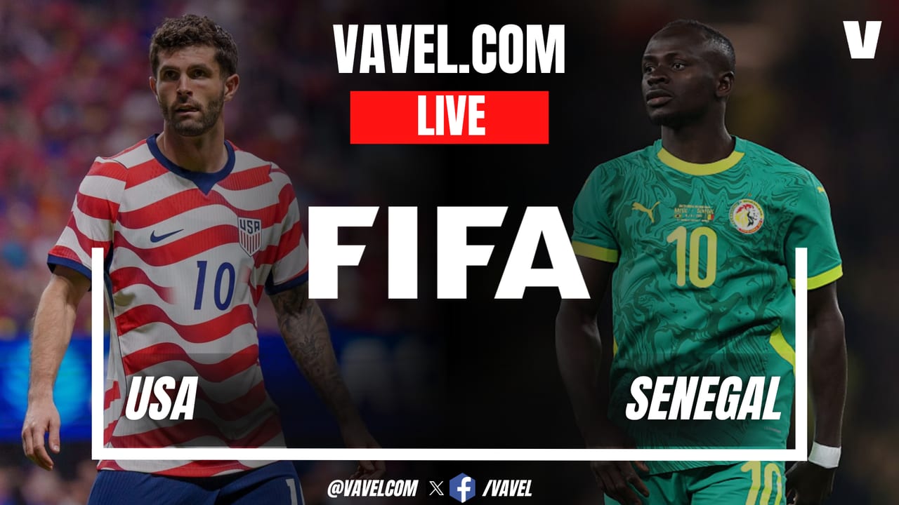 USMNT vs Senegal LIVE Score Updates in Friendly Match | 05/31/2026 ...