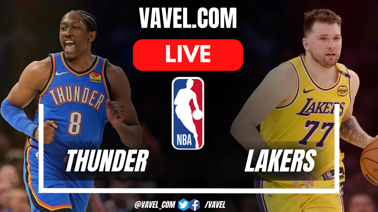 Summary: Oklahoma City Thunder 121-92 Los Angeles Lakers in NBA | 11/13 ...