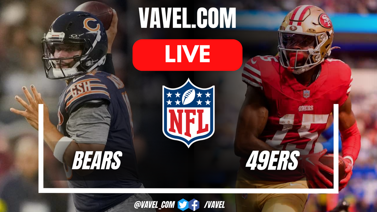 Chicago Bears vs San Francisco 49ers LIVE Score updates in NFL Game ...