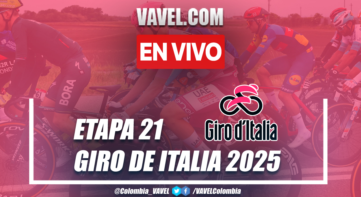 Resumen de la etapa 21 del Giro de Italia 2025 | 01/06/2025 - VAVEL ...
