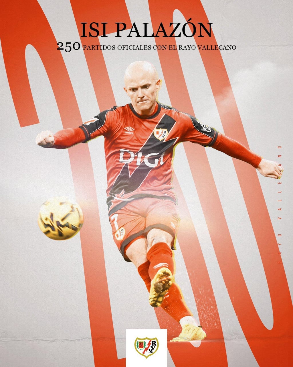 Isi Palazón cumple 250 partidos como jugador del Rayo Vallecano - VAVEL ...