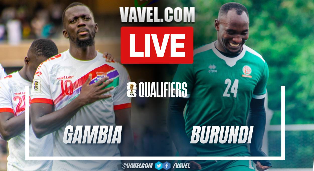 Goals and Highlights Gambia 2-0 Burundi in 2026 World Cup Qualifiers ...