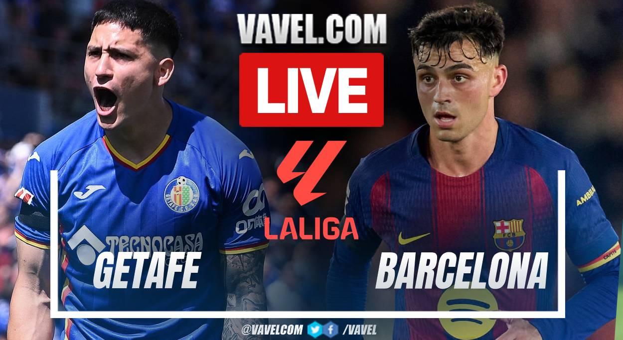 Getafe vs Barcelona LIVE Score Updates in LaLiga Match | 04/25/2026 ...