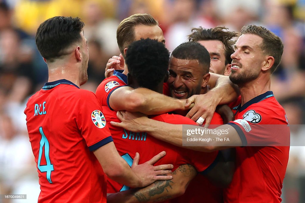 Ukraine 1-1 England: Walker's first goal can't save ponderous England ...