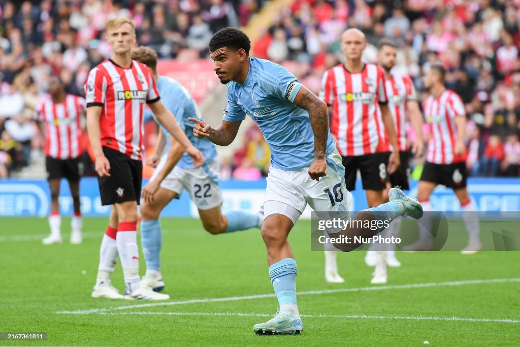 Southampton 0-1 Nottingham Forest: Post-Match Nottingham Forest Player ...