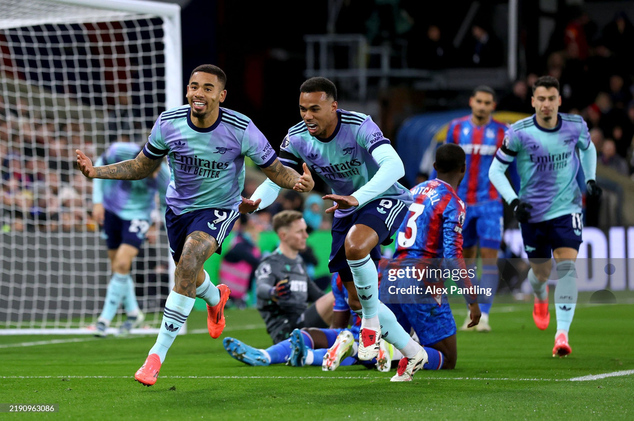 Crystal Palace 1-5 Arsenal: Palace crumble as Gunners reign supreme ...