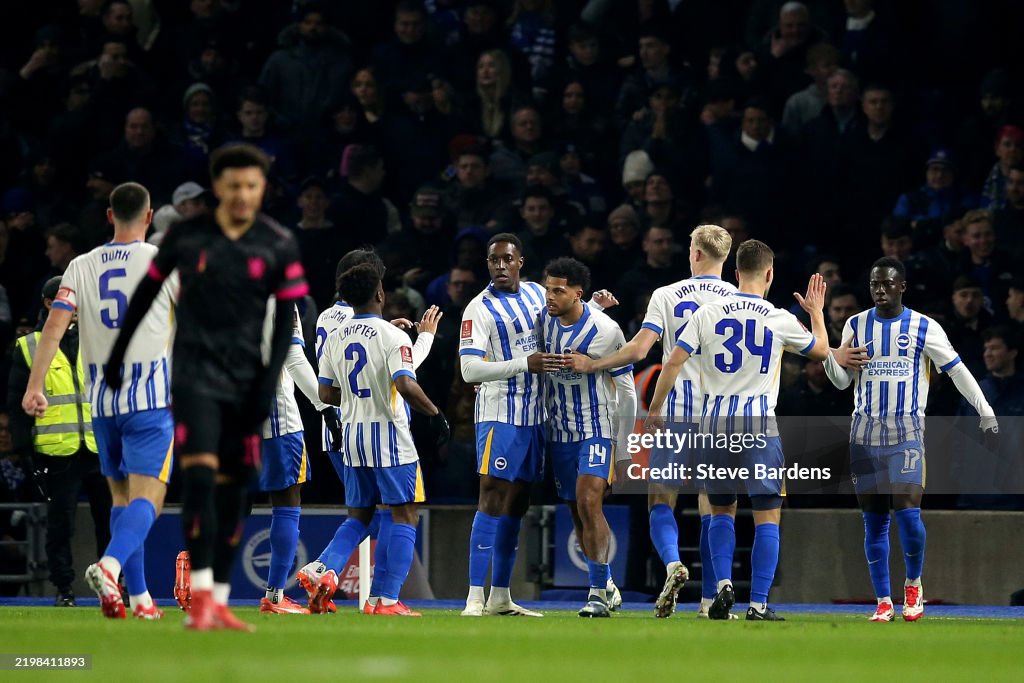Brighton 2-1 Chelsea: Hosts into FA Cup Fifth Round after hard-fought ...