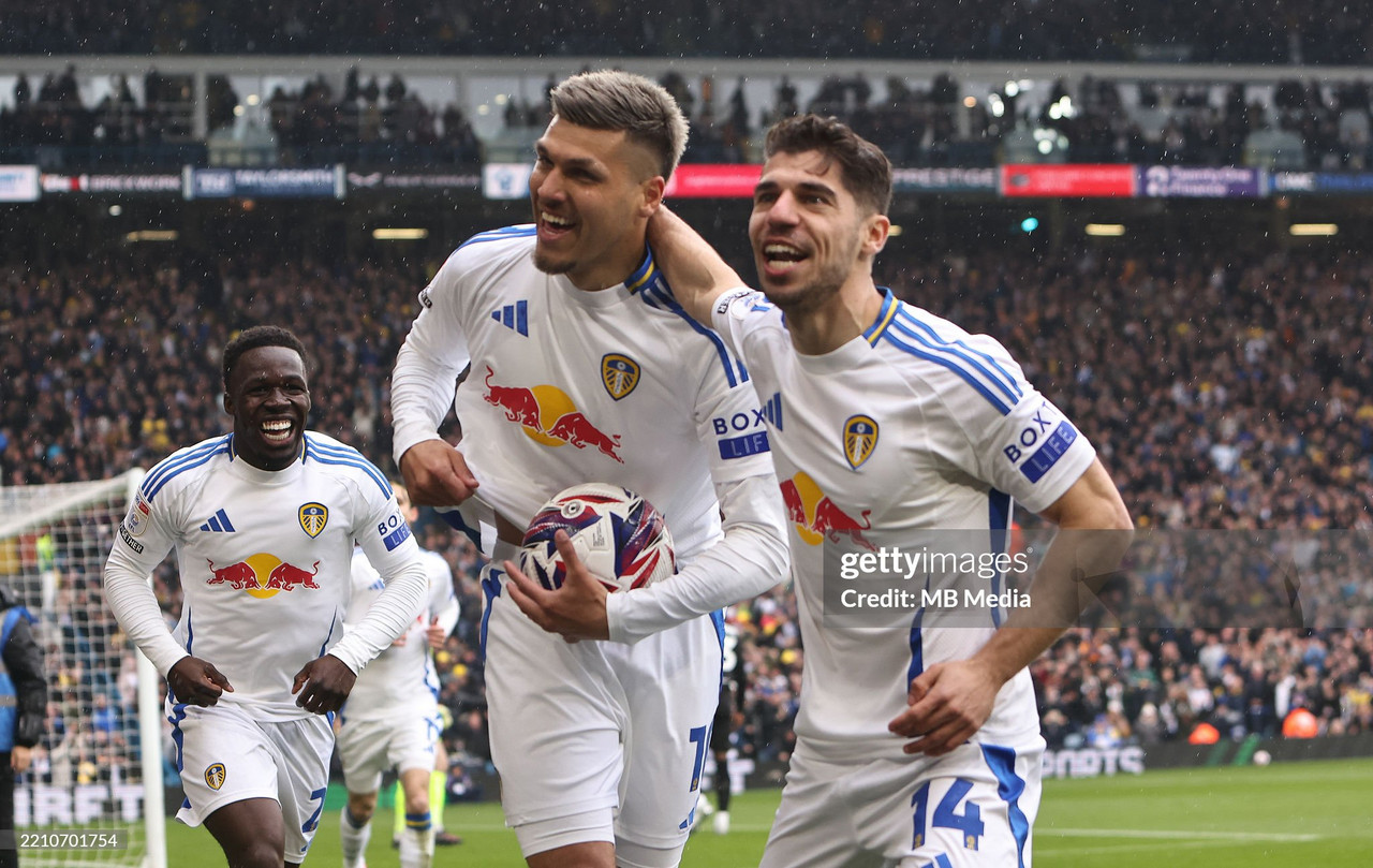 Leeds United 6-0 Stoke City: Leeds close in on promotion following six ...