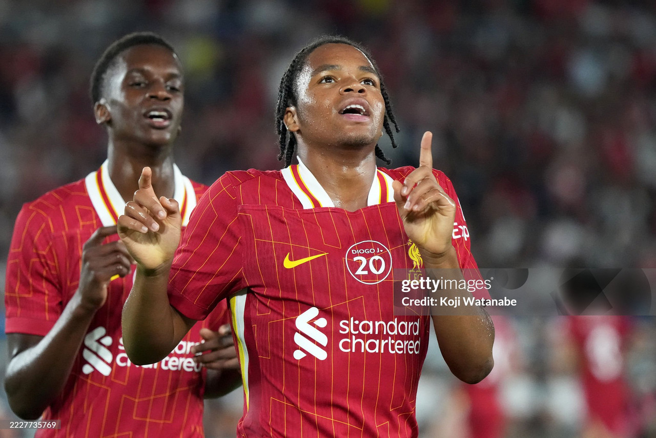 Rio Ngumoha and Trey Nyoni discuss development with Liverpool’s first ...