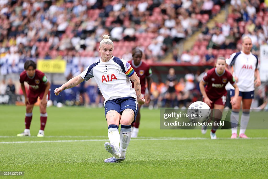 Tottenham 1-0 West Ham: Beth England penalty the difference in ...