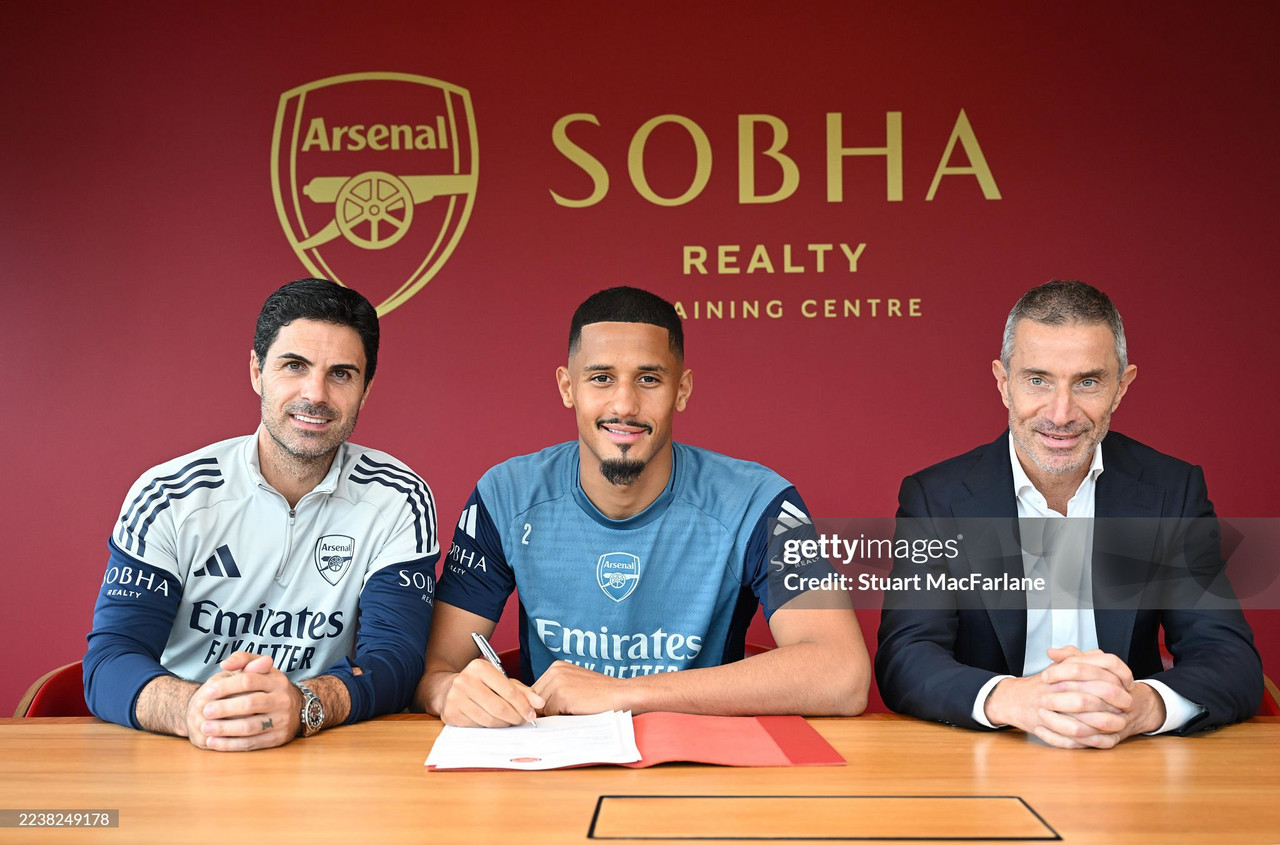 Arteta discusses the ‘beauty’ of William Saliba’s signature for the ...