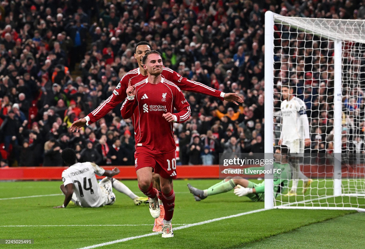 Liverpool 1-0 Real Madrid: Mac Allister header sees off Courtois and ...
