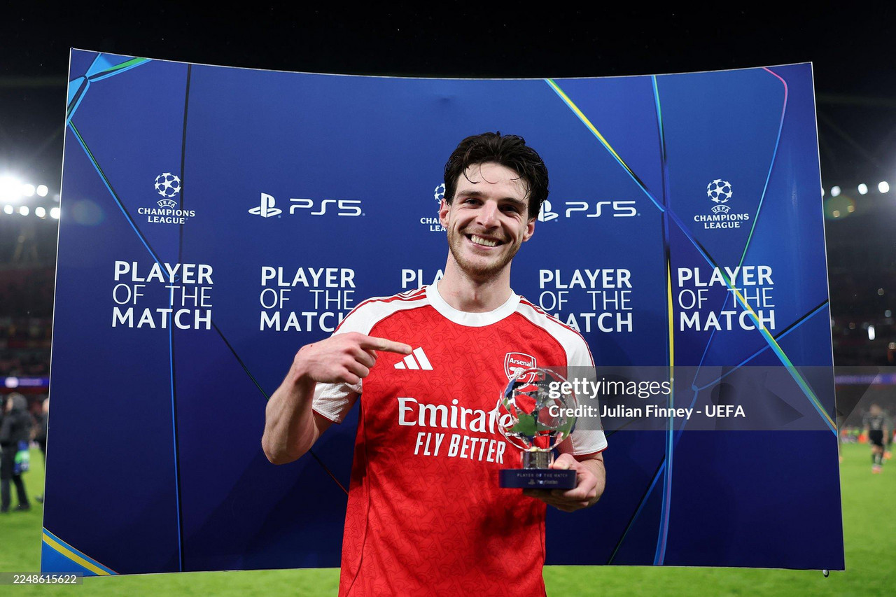 Declan Rice reflects on a ‘special European night’ for Arsenal - VAVEL ...