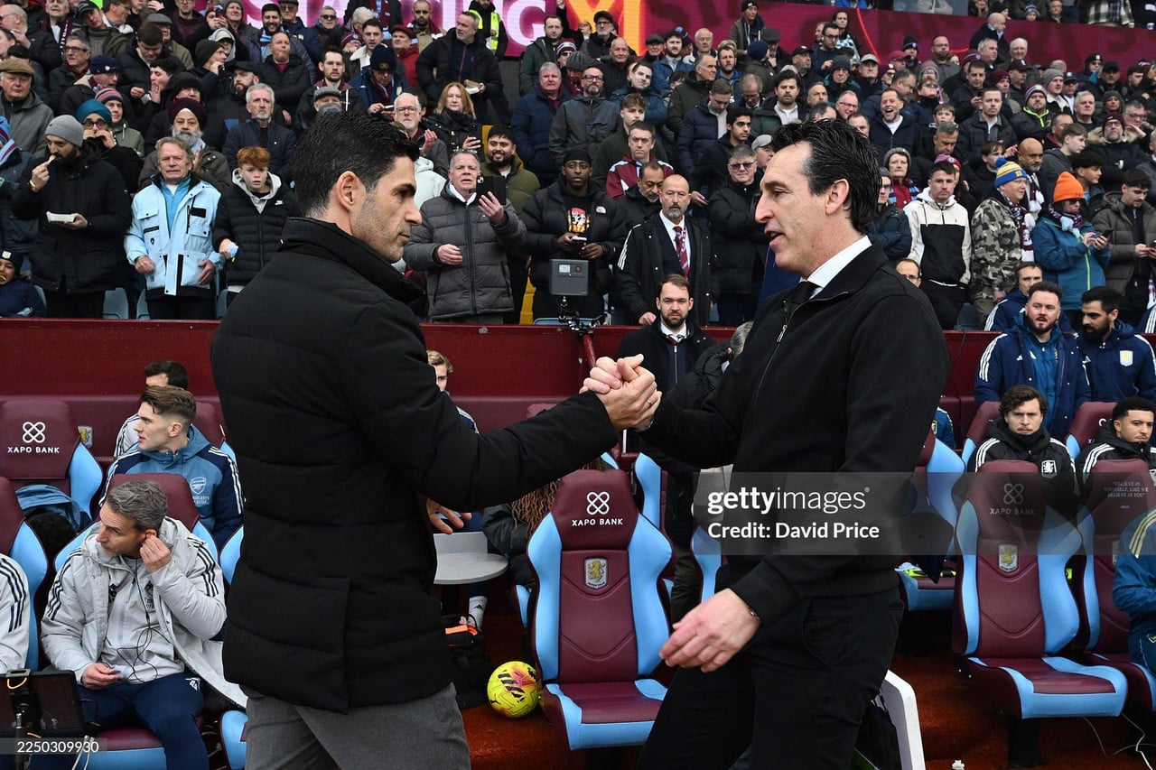 Unai Emery says Aston Villa are facing a team at ‘the highest level in ...