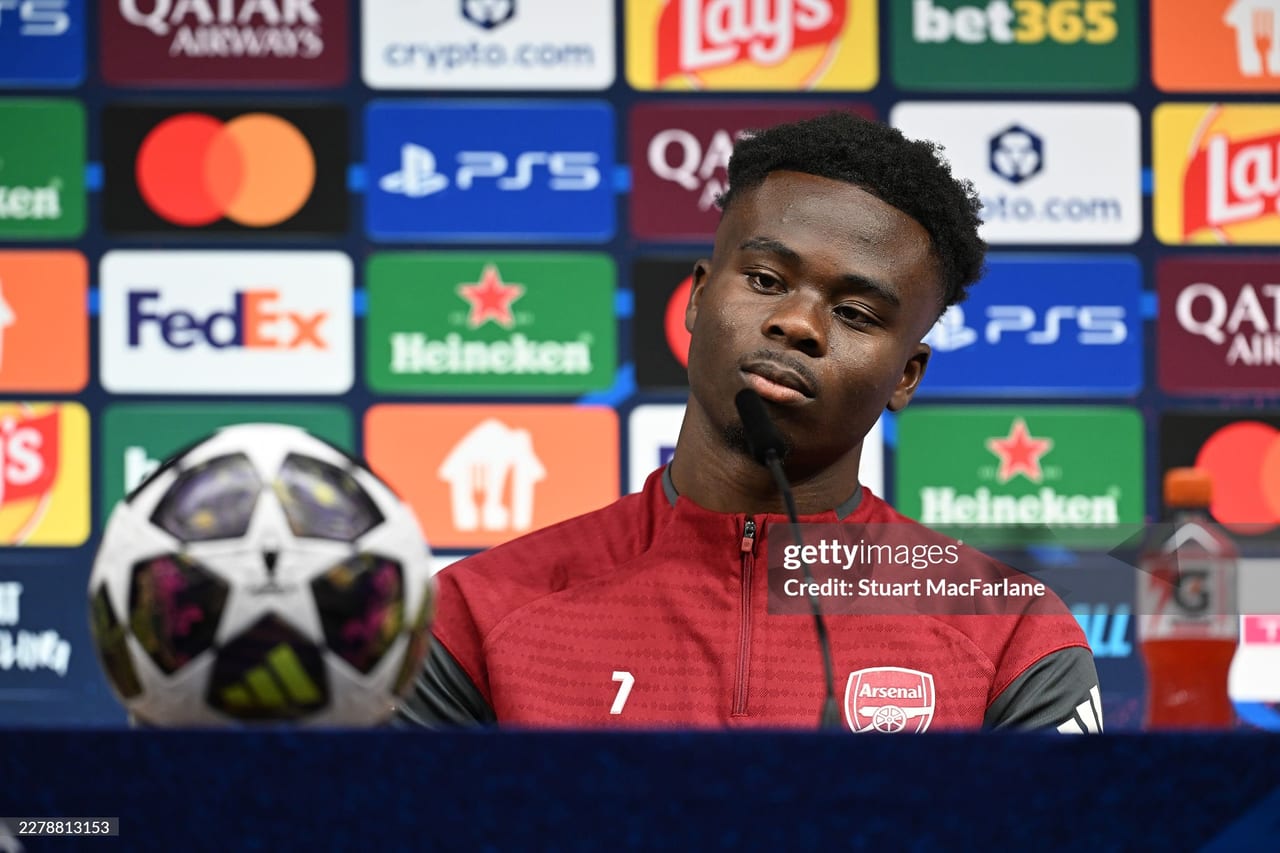 Saka: ‘We have enough fire going into the game’ - VAVEL International