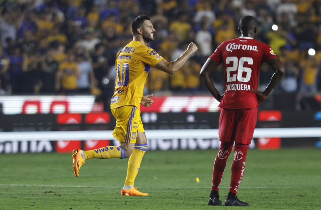 Tigres con pie y medio en Semifinales al golear a Toluca - VAVEL México