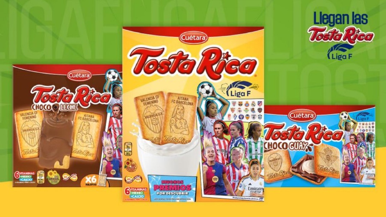 Oficial | TostaRica y Liga F lanzan una nueva edición limitada de sus ...