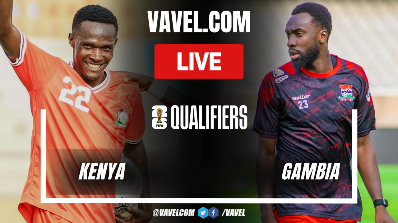 Highlights and goals of Kenya 1-3 Gambia in 2026 World Cup Qualifiers ...